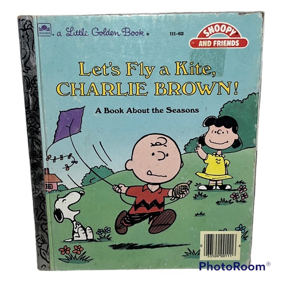 Other | Lets Fly A Kite Charlie Brown A Little Golden Book 1987 Vintage ...